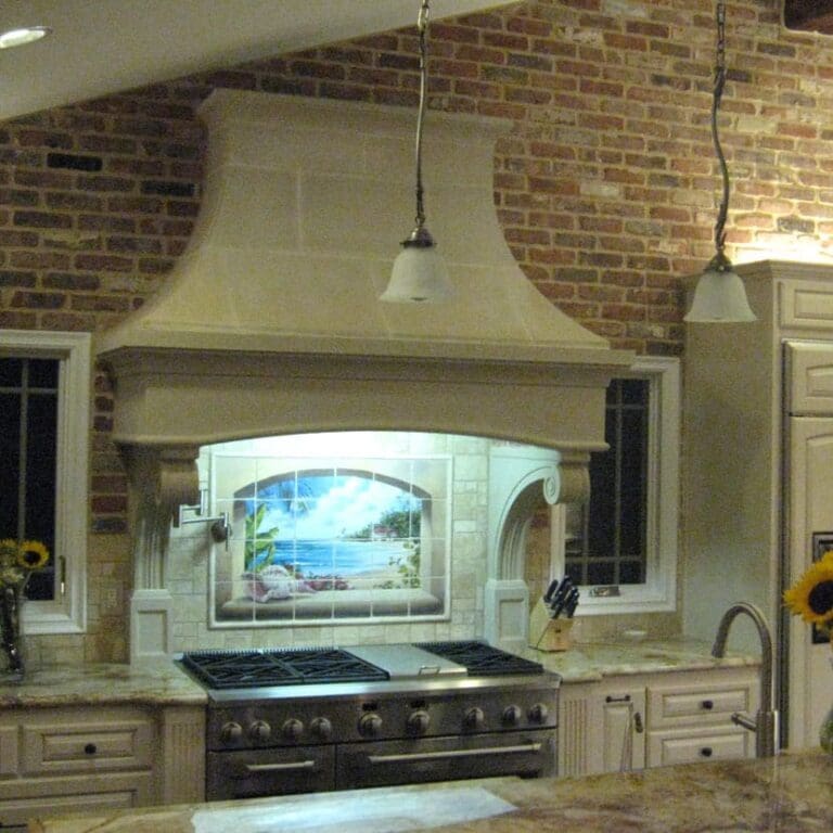 Bentwood Stone Range Hood | Old World Stoneworks